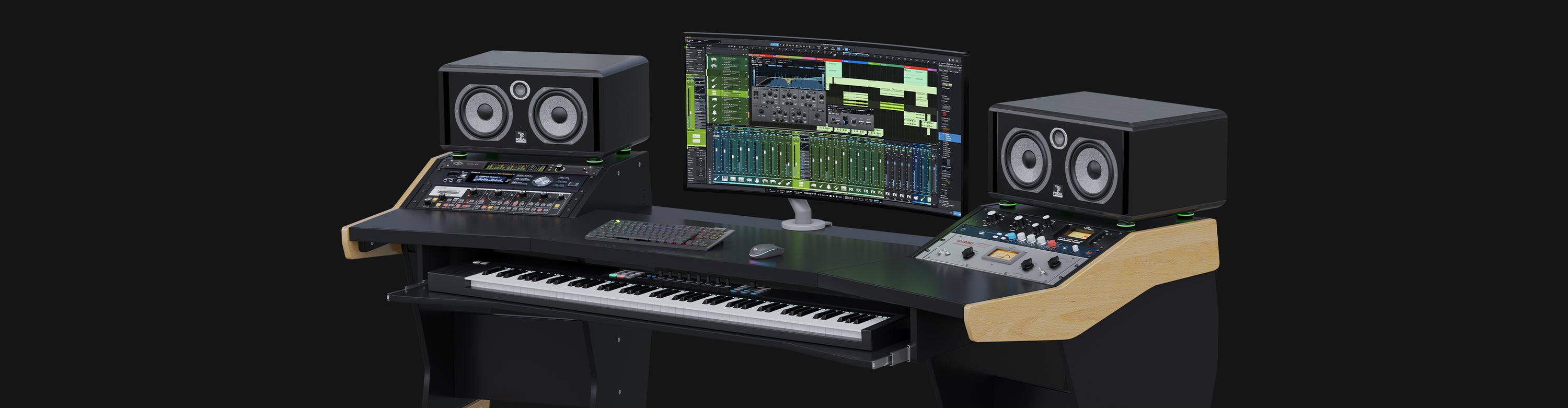 Buso Audio studio furniture for music and broadcast professionals