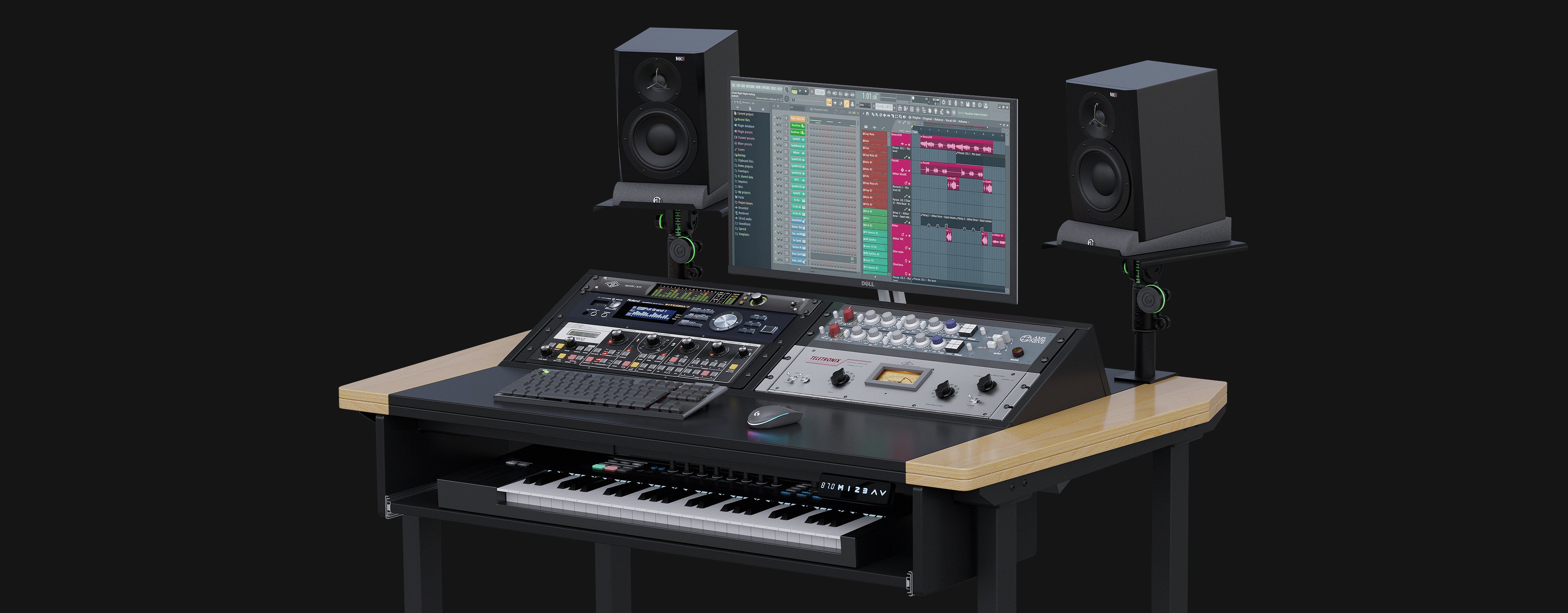 Buso Audio studio furniture for music and broadcast professionals