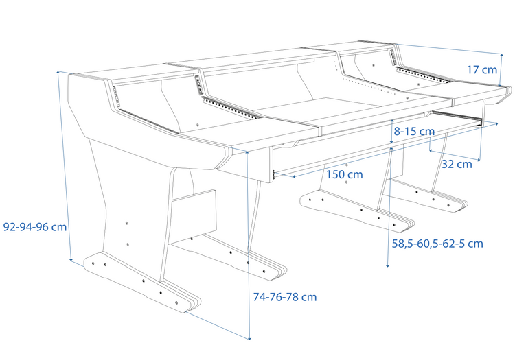SSL Matrix - Buso Audio - Studio Furniture